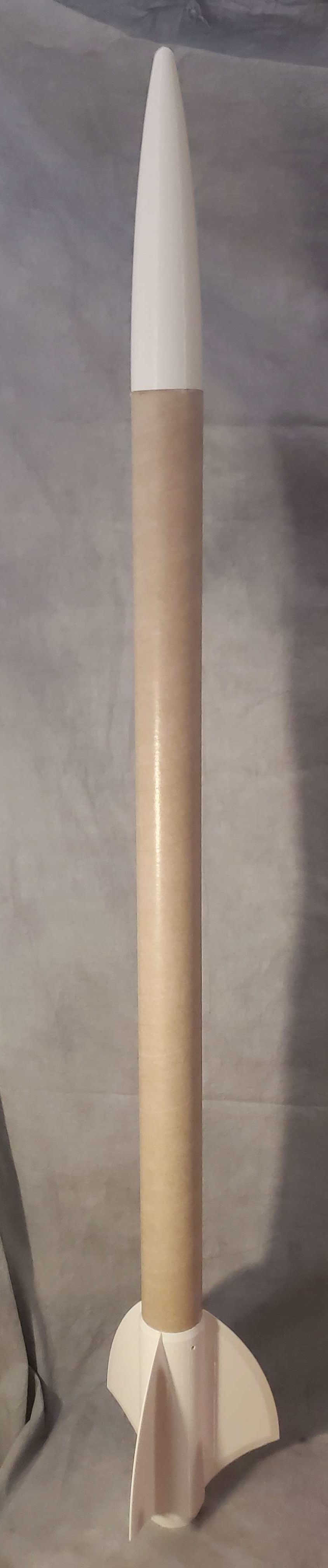 Model Rocket Nosecone and Electronics Bay for IPL's Powerslide Fincan ...