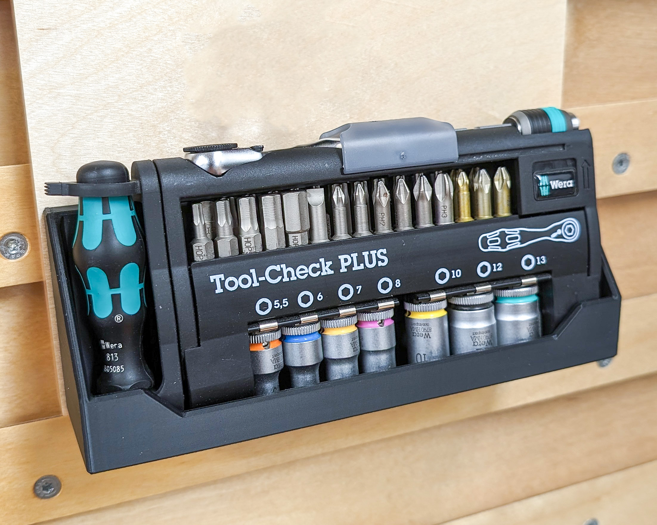Wera Tool-Check Plus wall holder by kerngebiet | Download free STL ...