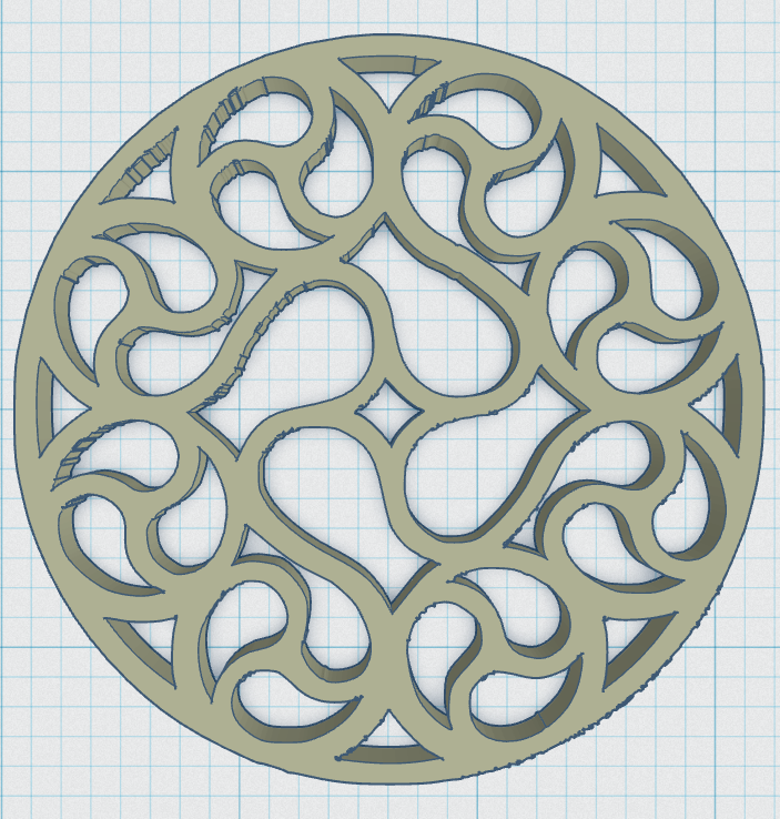 Gothic Rose Window Coaster 16 by Peter Ennist | Download free STL model ...