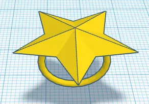 Star ring by Tj | Download free STL model | Printables.com