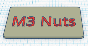 M3 Labels for Label Slot Drawers for the ScrewU-nit by thecivvie ...