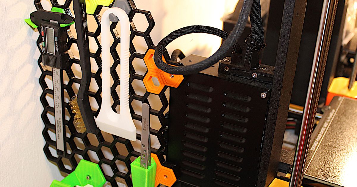 MK4 xBuddy HSW - Honeycomb Storage Wall by moWerk | Download free STL ...