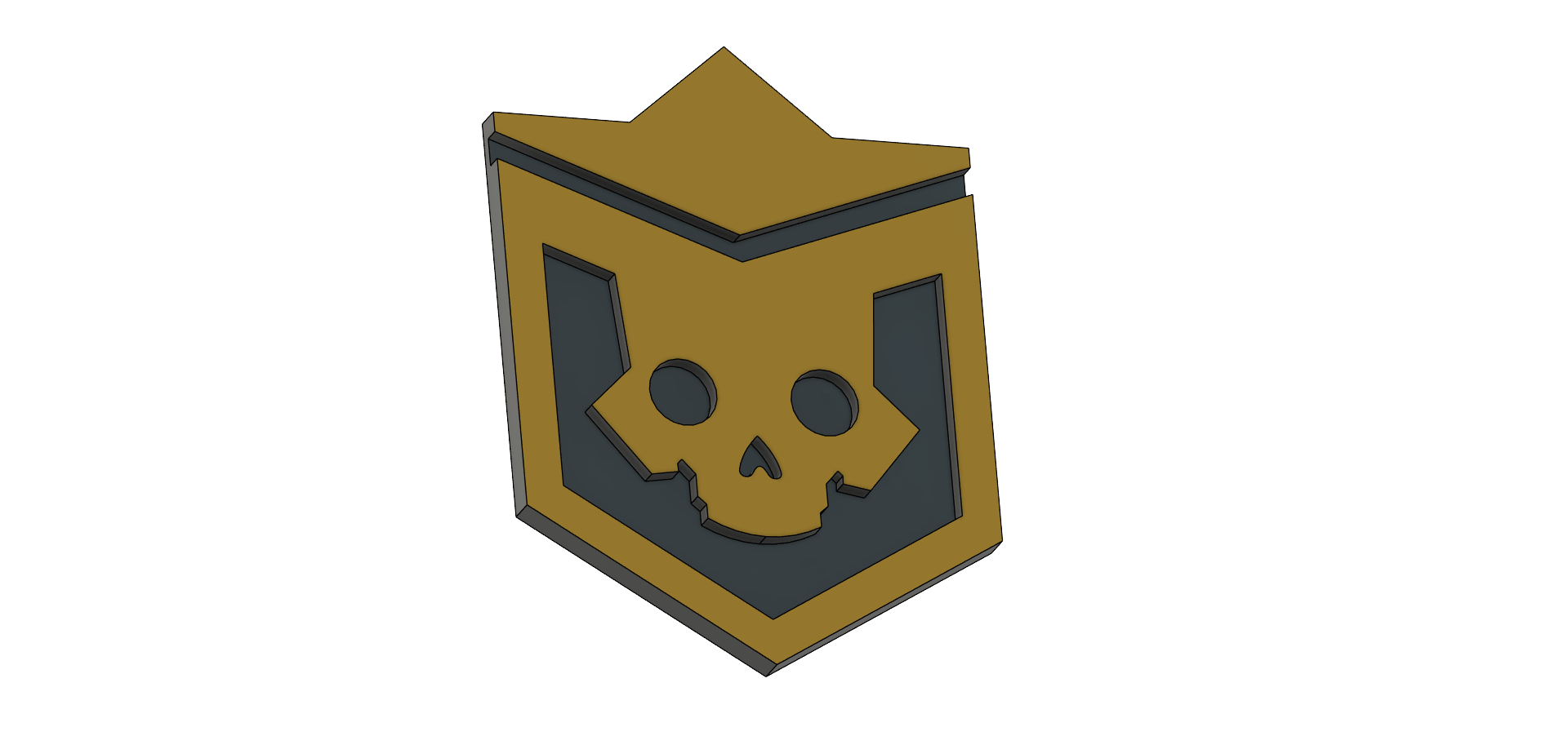 Helldivers Skull Admiral Badge by harry_hood12 | Download free STL ...