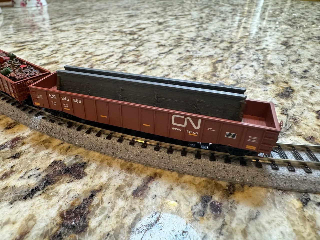 N-scale Gondola Girder Load by RickM | Download free STL model ...