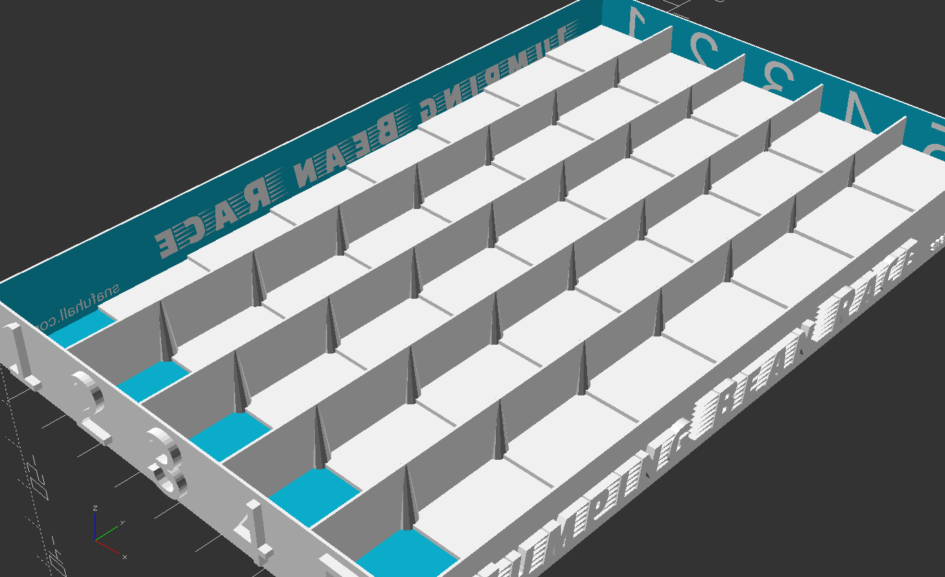 Jumping Bean Race Track by h2odragon | Download free STL model ...
