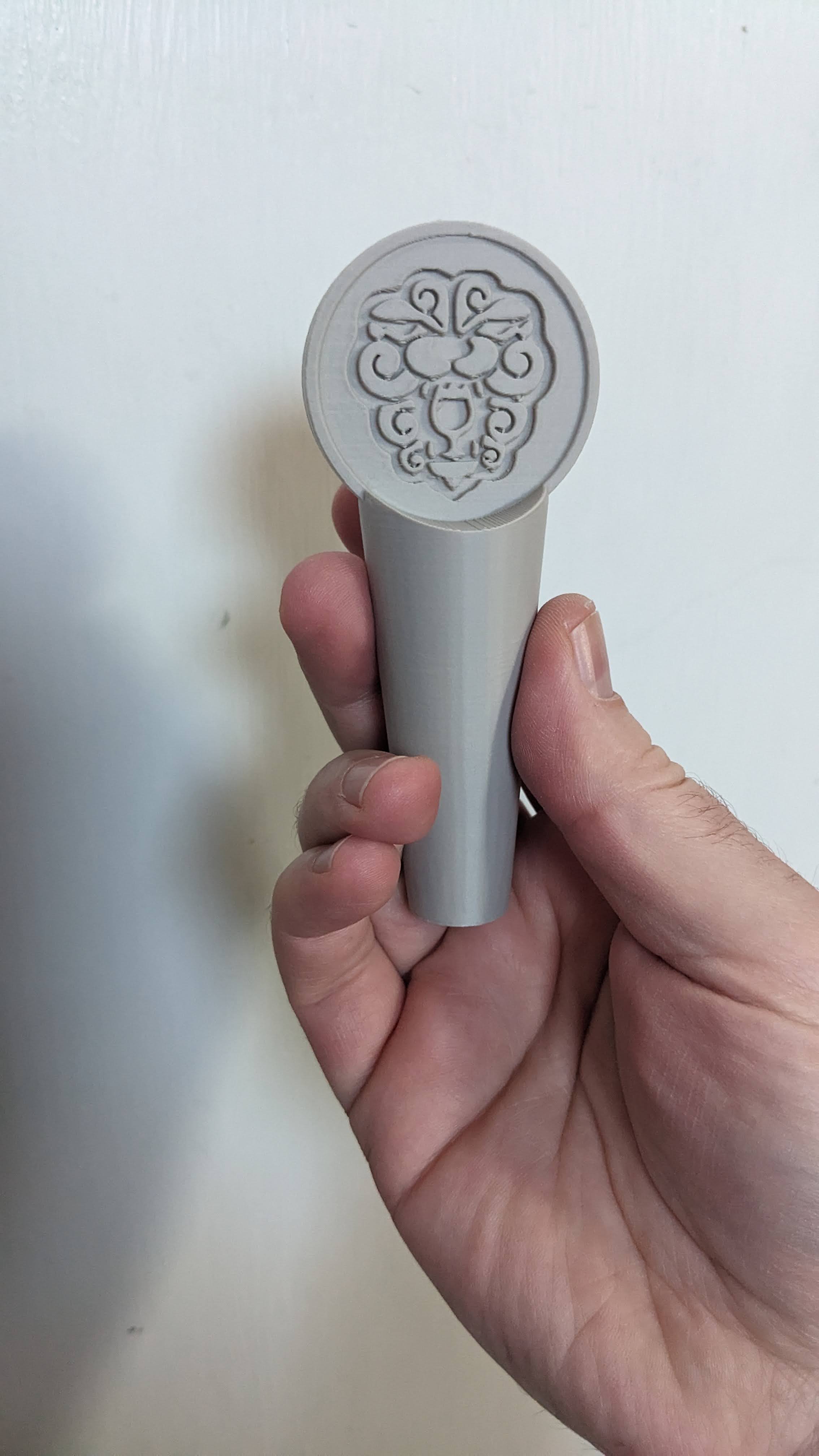 Medallion Tap Handle by radfahrer | Download free STL model ...