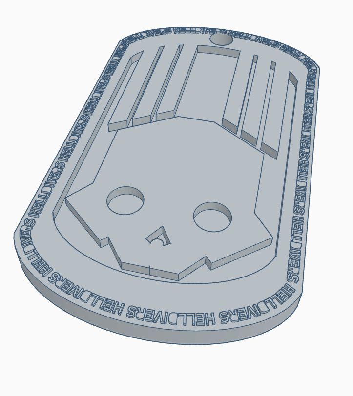 Helldivers dog tag by Ollie7802 | Download free STL model | Printables.com