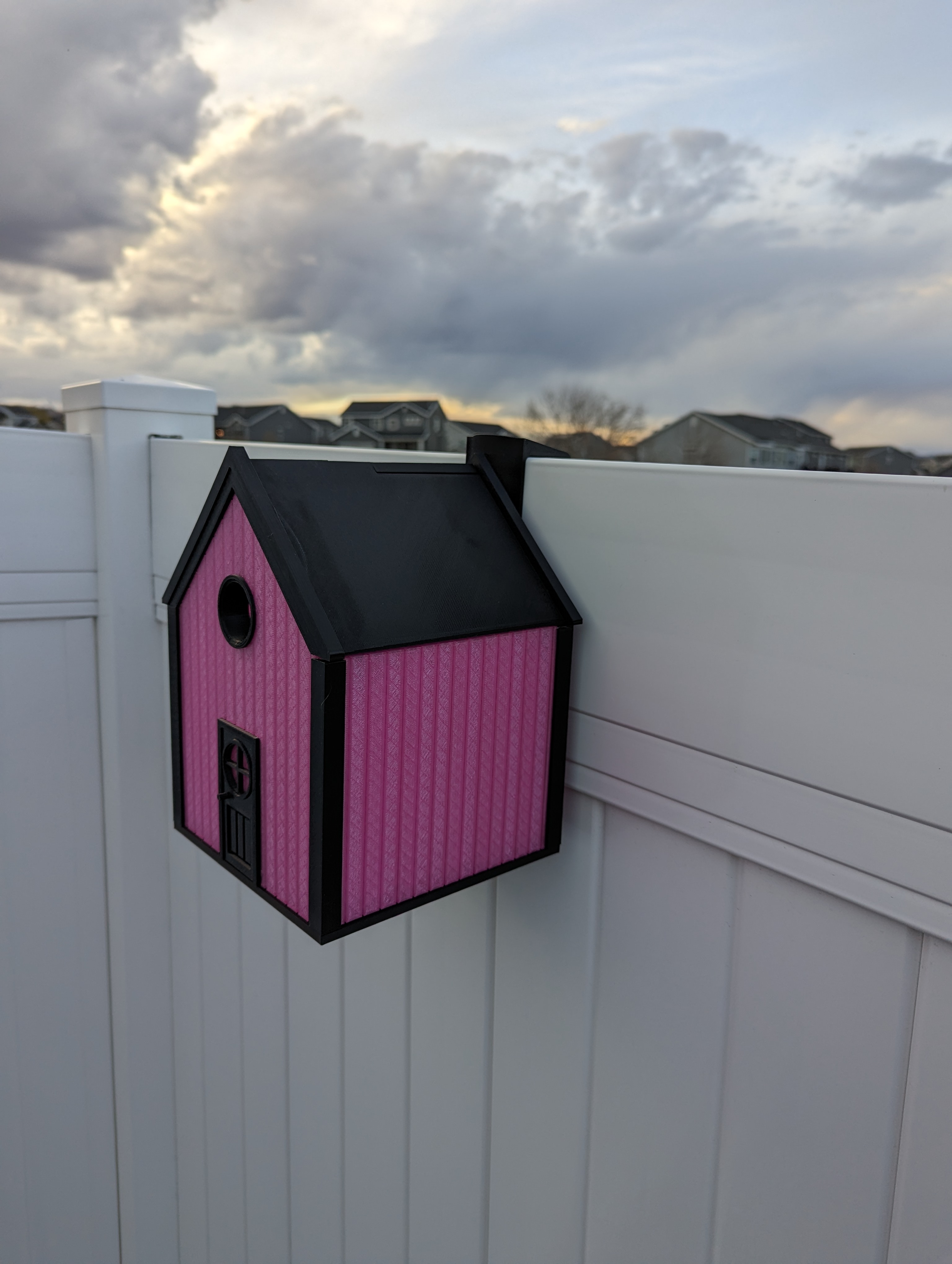 Fence Mount for bird house by Wade Edwards | Download free STL model ...