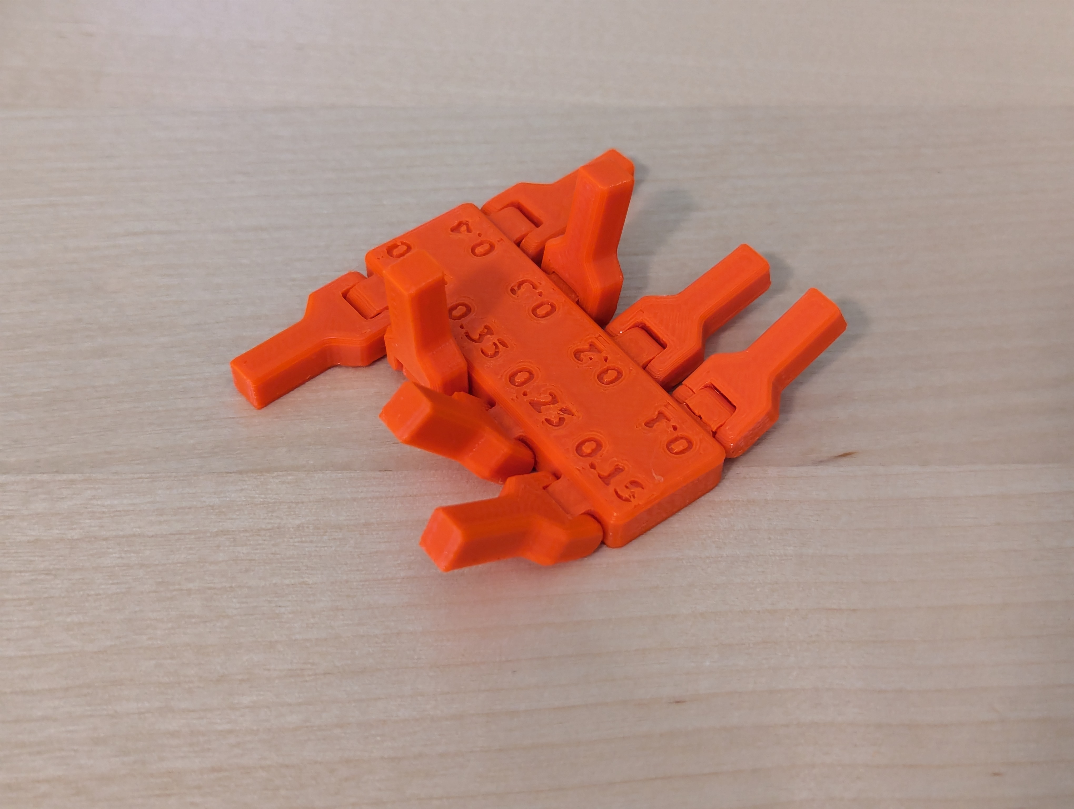 Print in Place Tolerance Test by Windrose | Download free STL model ...