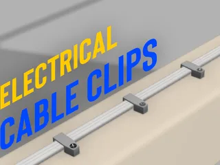 Electrical Cable Clip by Kieran | Download free STL model | Printables.com