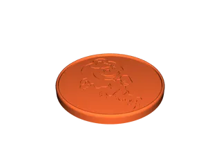 Ohio State Brutus Buckeye Round Coin by WPrinter07 | Download free STL ...