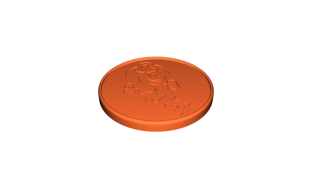 Ohio State Brutus Buckeye Round Coin by WPrinter07 | Download free STL ...