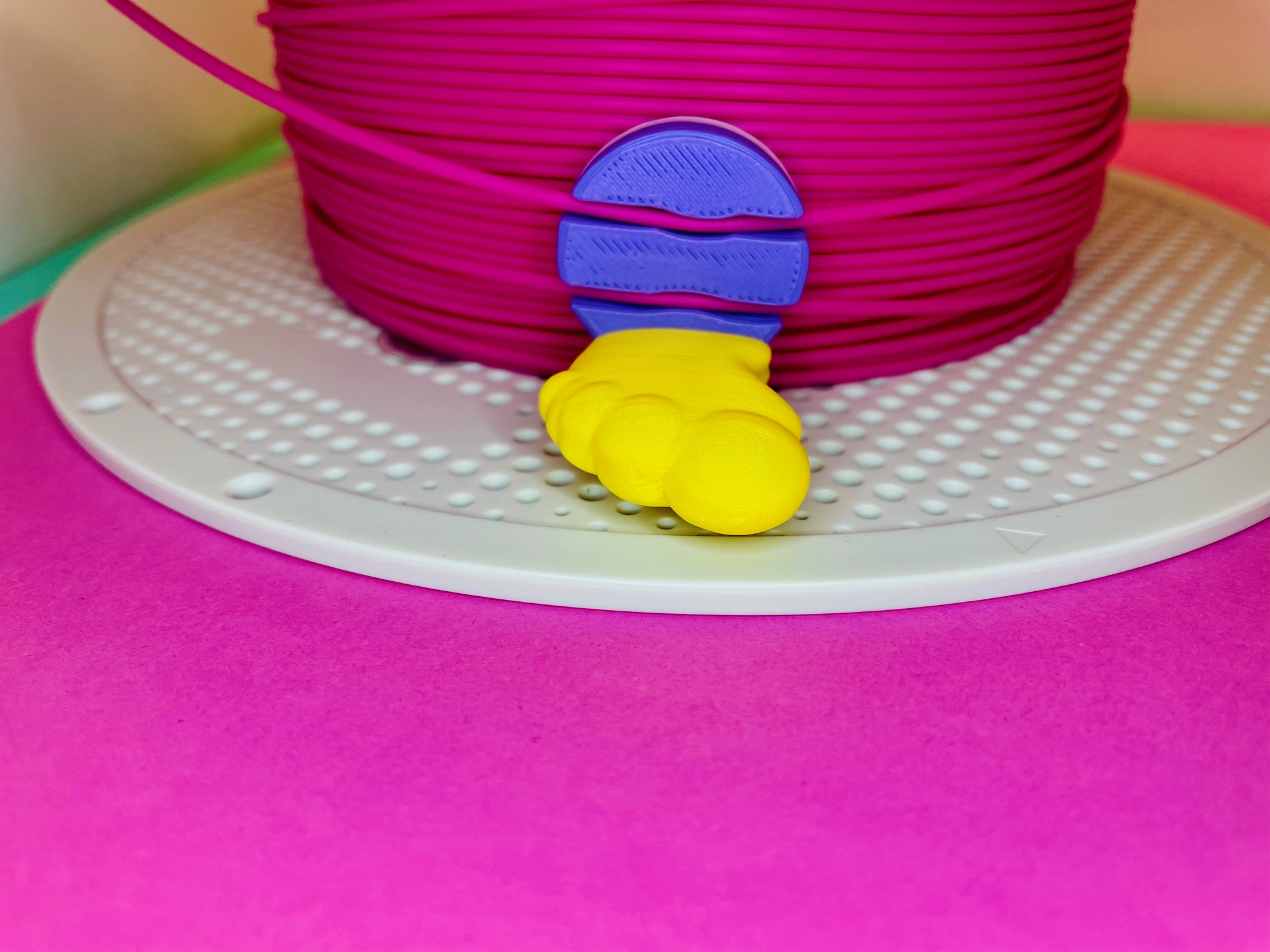 Your Friendly Filament Clip Foot By Funfam3d Download Free Stl Model