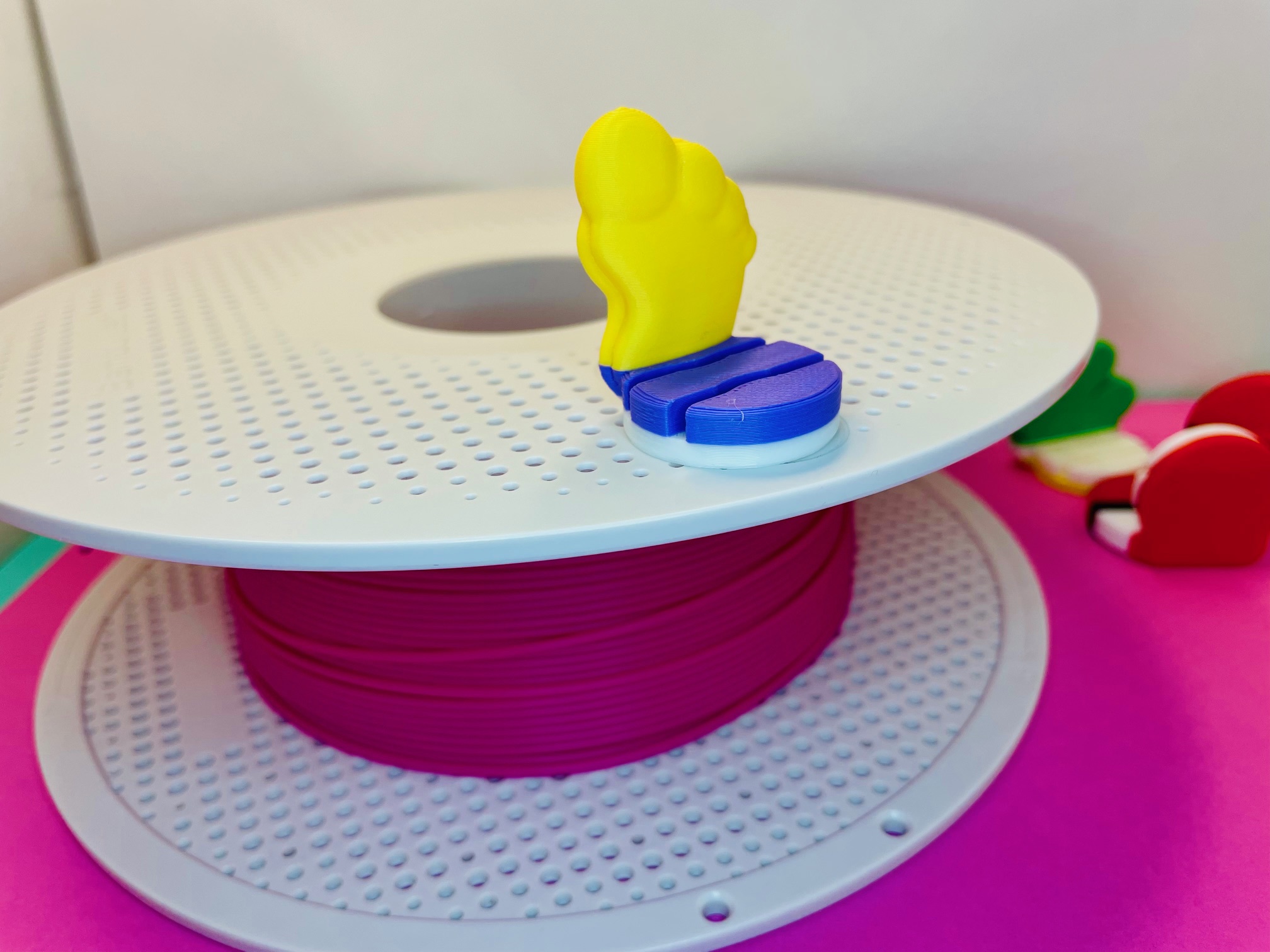 Your Friendly Filament Clip: Foot by FunFam3D | Download free STL model ...