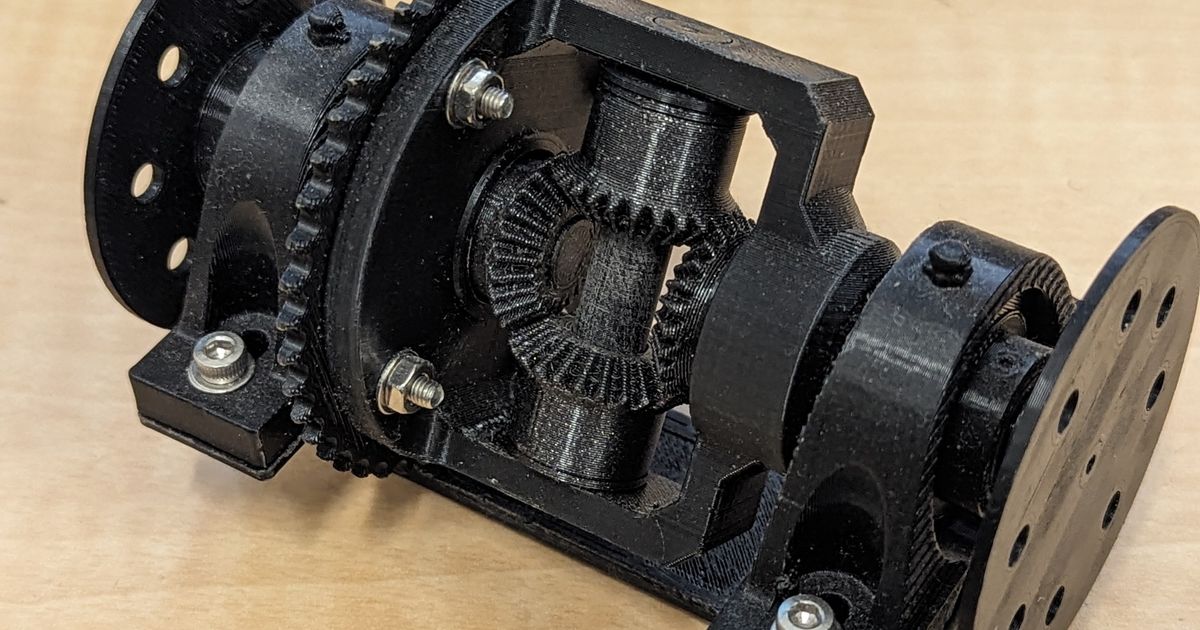 Differential Gear Train Tabletop Haptic Model by WBDaly98 | Download ...