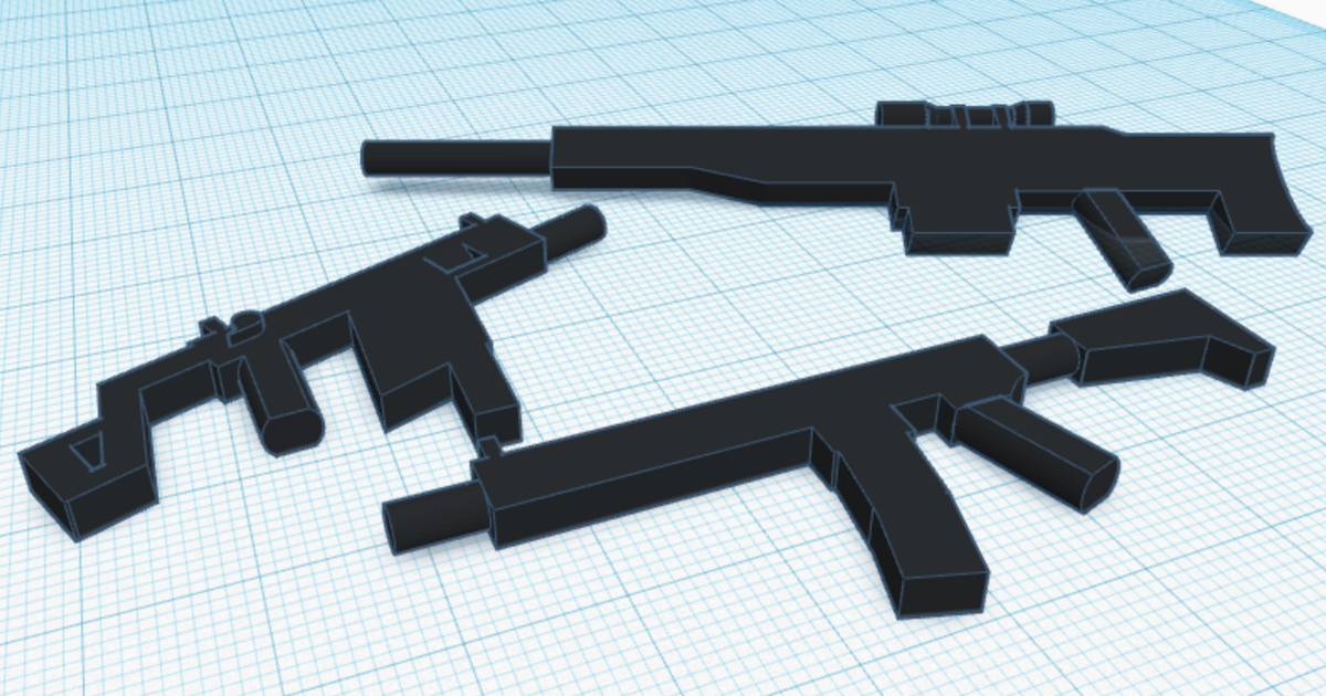 dummy 13 gun pack #1 by Random-name | Download free STL model ...