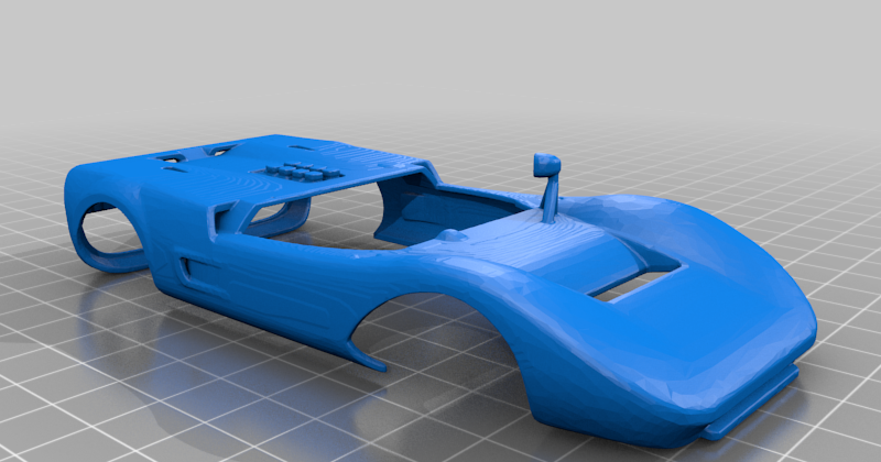 Nissan R381 Slot Car Shell by chappyman66 | Download free STL model ...