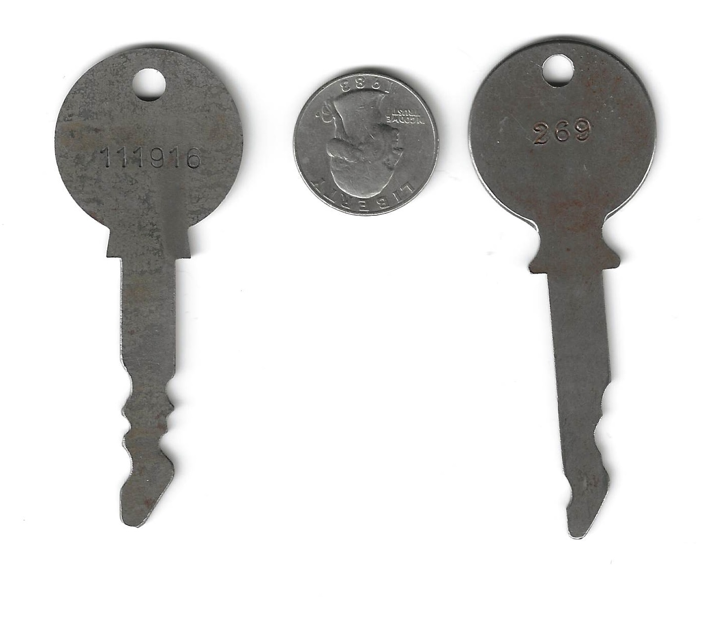 USPS and NPS Lock Replacement Keys by Ross | Download free STL model ...