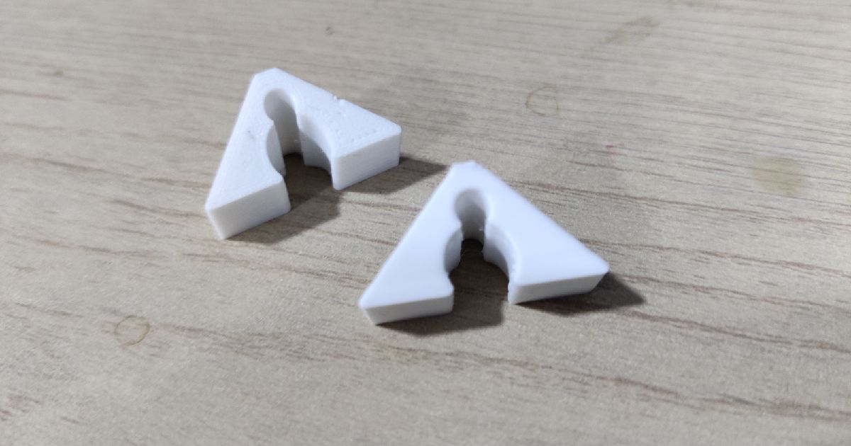 Corner Cable Clip by CRE3D | Download free STL model | Printables.com