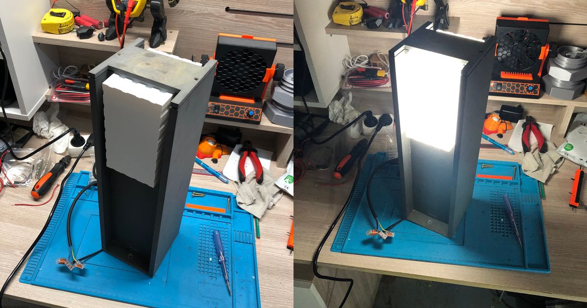 Outdoor floor lamp - Modifications by Regis | Download free STL model ...