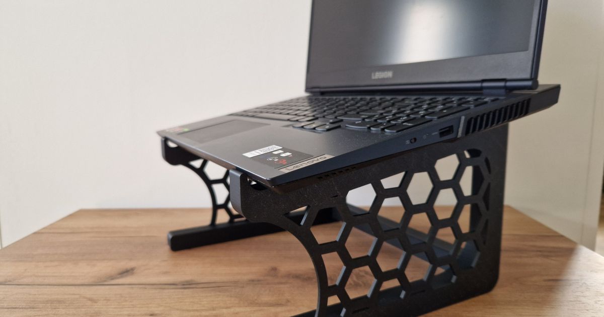 Laptop stand with maximum airflow by Jakub Sopala | Download free STL ...