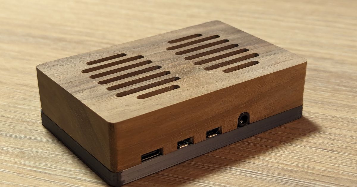 Raspberry Pi 4B Enclosure made for CNC machining or 3D printing by ...