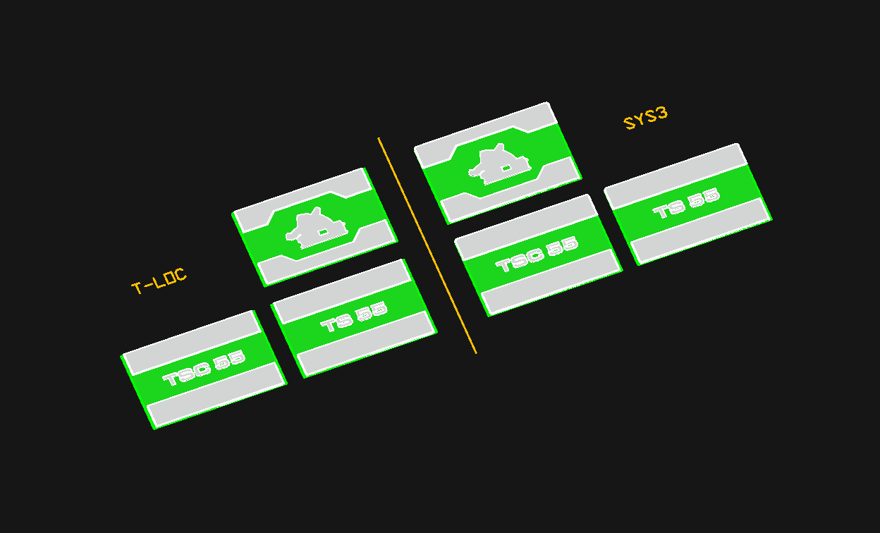 TS 55 / TSC 55 label for Tanos / Festool systainer T-LOC / SYS3 by ...