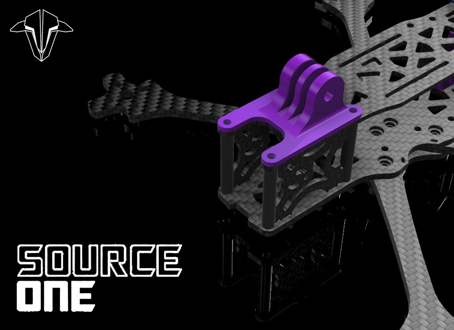 Gopro mount - TBS Source One frame by Albi27 | Download free STL model ...