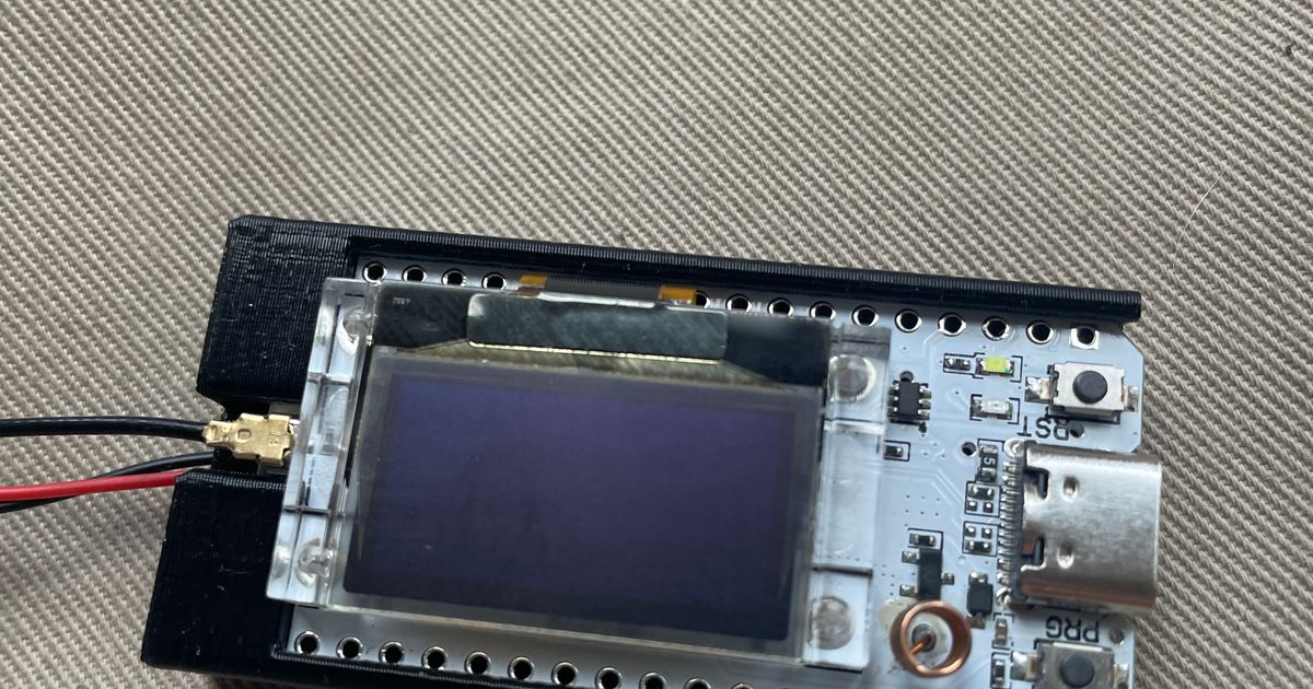 HelTec LoRa 32 V3 Holder by smirnoff01 | Download free STL model ...