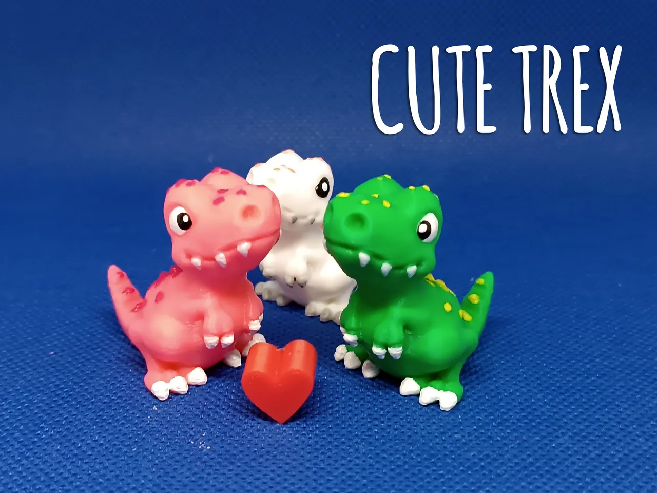 Baby T-Rex Family by Valeria Momo & Mattia | Download free STL model ...