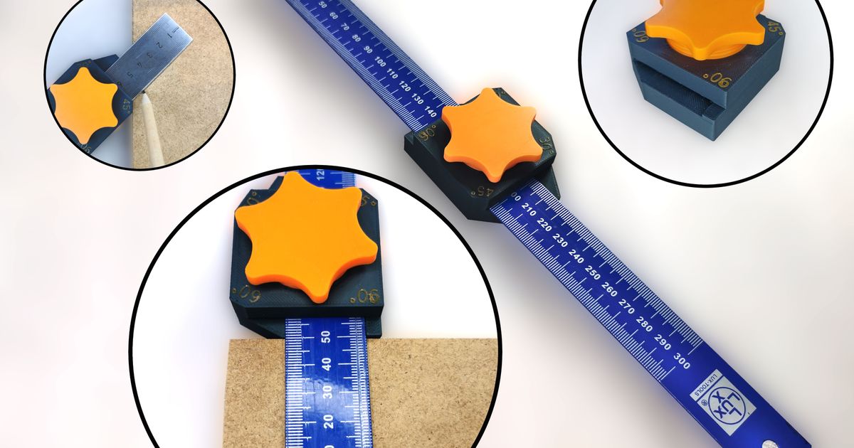 Marking Gauge for Steel Rulers by arevi | Download free STL model ...