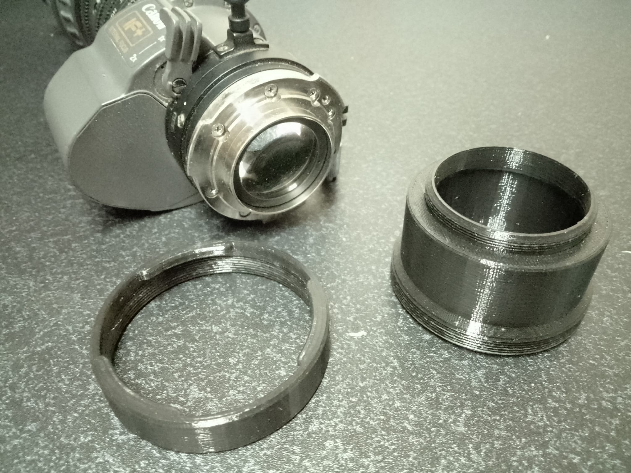 Reduction B4 / T2 for ZWO camera ASI back focus by DeeDee | Download ...