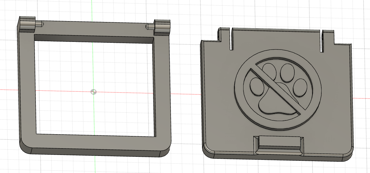 Button cover against cats by Jkrouzek | Download free STL model ...