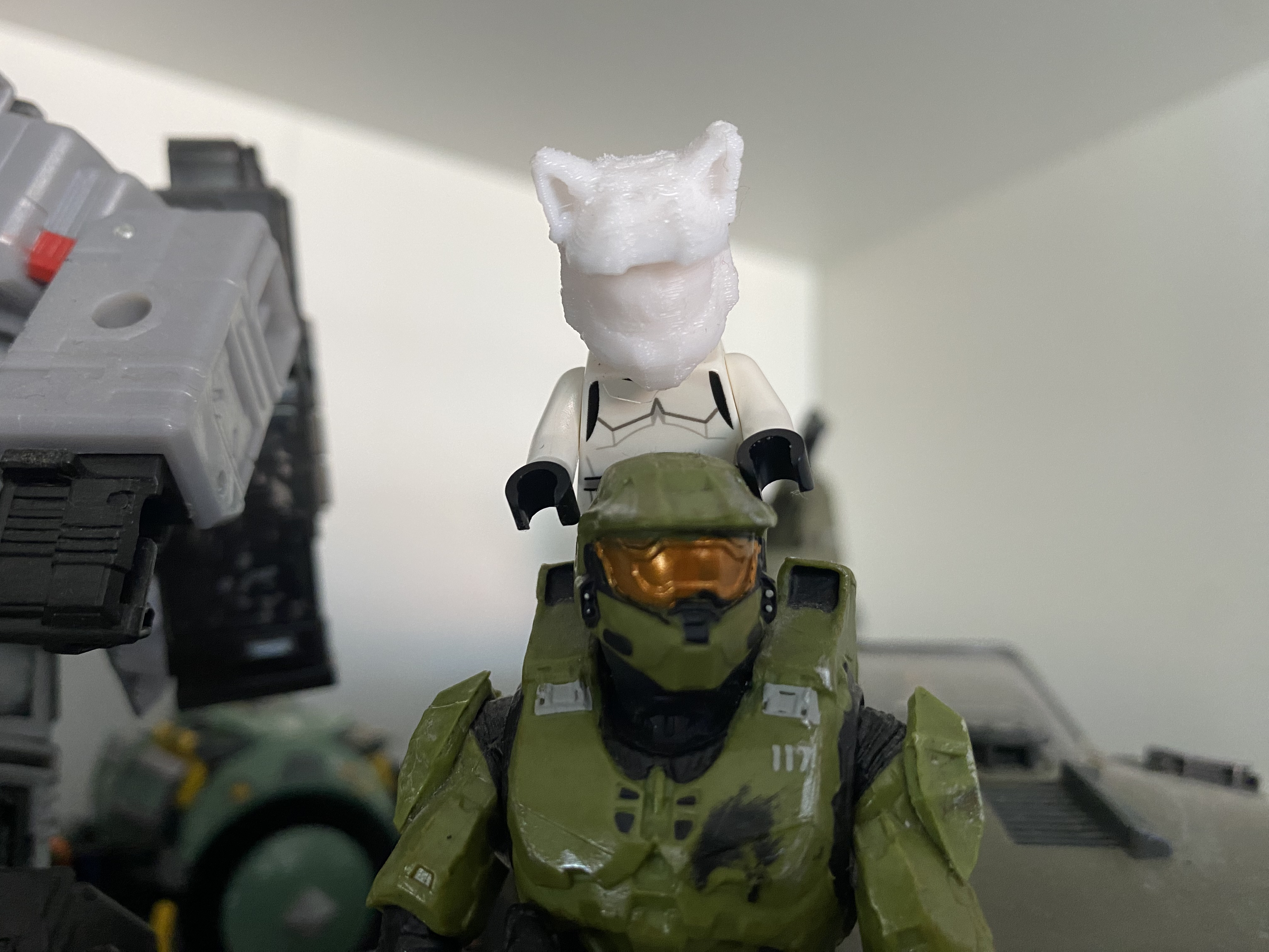 Lego Meownir Helmet by SillyCat67 | Download free STL model ...