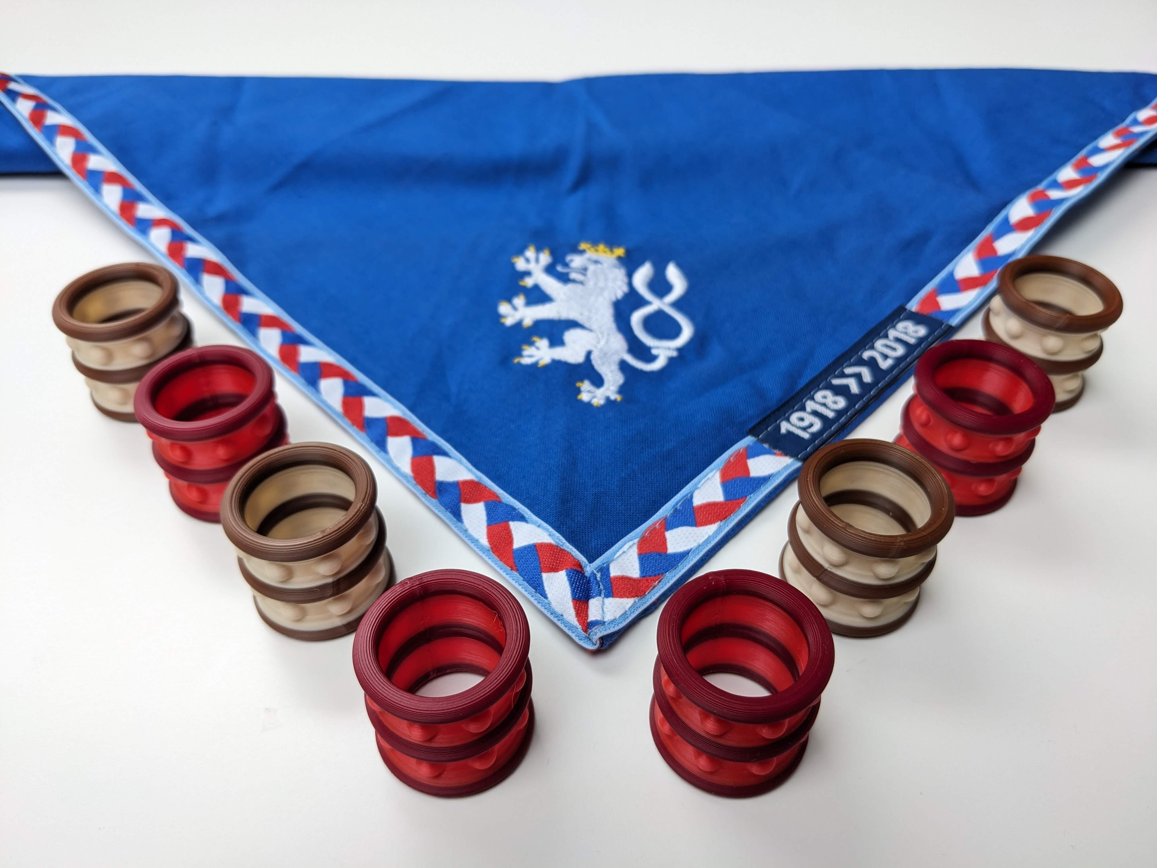 Simple scout woggle 3 (turbánek) by JD Vinyl | Download free STL model ...