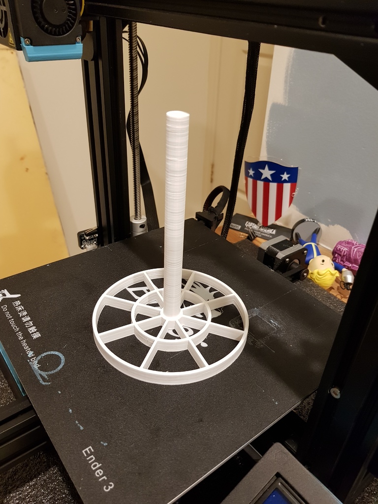 CD / DVD Spool 150mm by deathproof001 | Download free STL model ...