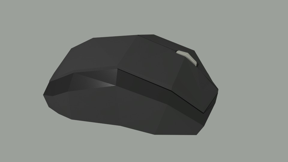 Low Poly Mouse Model by Books | Download free STL model | Printables.com