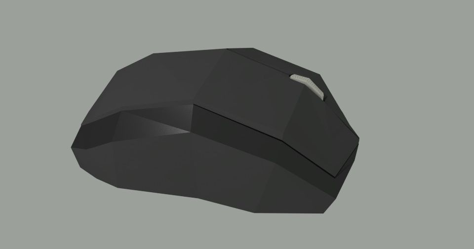Low Poly Mouse Model by Books | Download free STL model | Printables.com