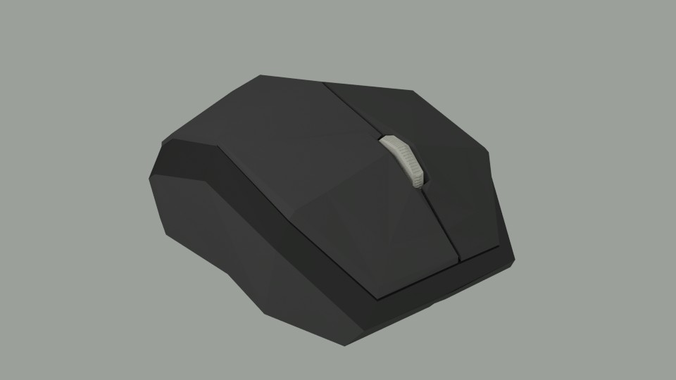 Low Poly Mouse Model by Books | Download free STL model | Printables.com