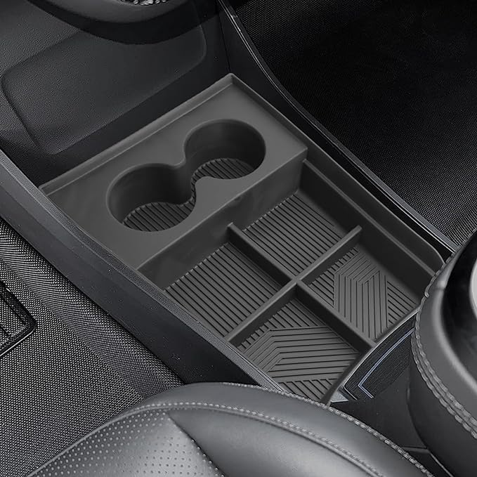 Rivian R1S and R1T Lower Console Trash bin fits into Yee Pin lower ...