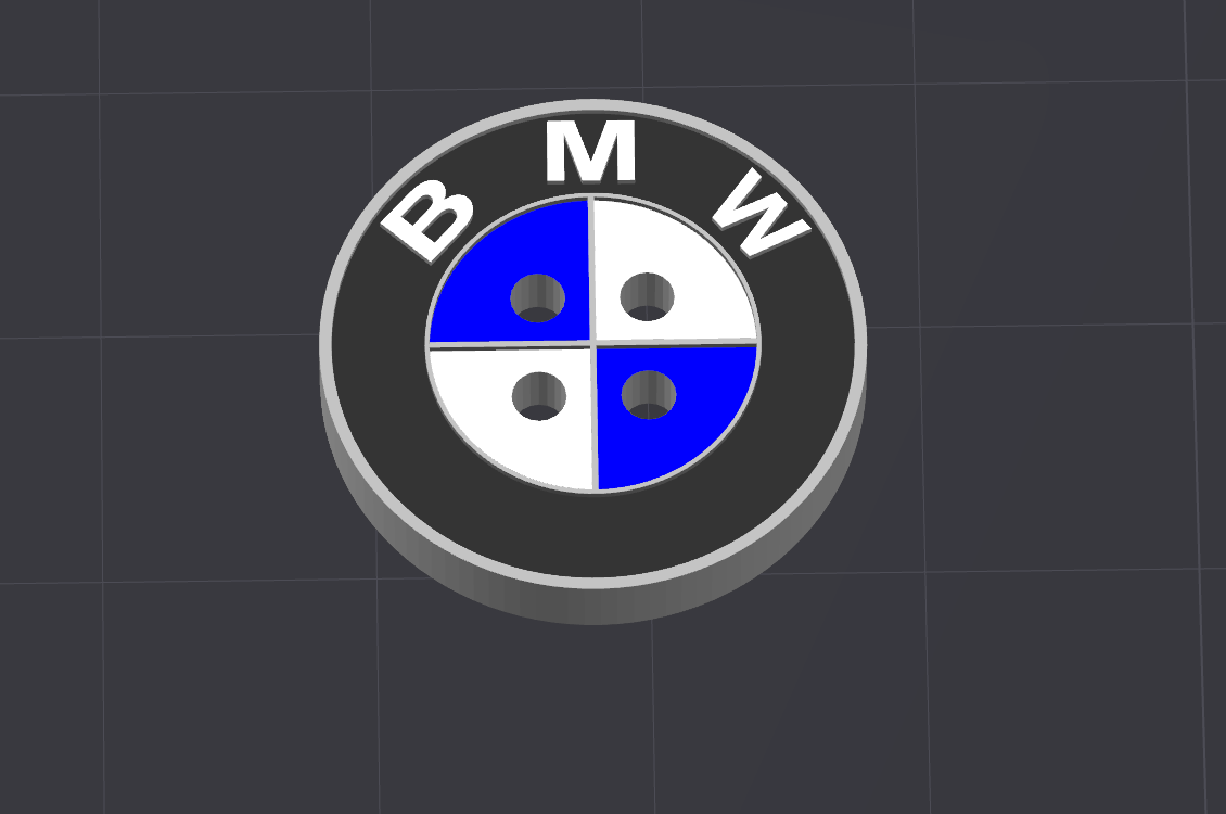 BMW Button by Jan Janßen | Download free STL model | Printables.com