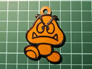 Super Mario Bros sprite Goomba by M4R3K0001 | Download free STL model ...