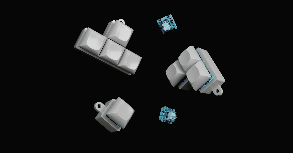 Mechanical Keyboard Switch Keychains V2 by ShubhamSus | Download free ...