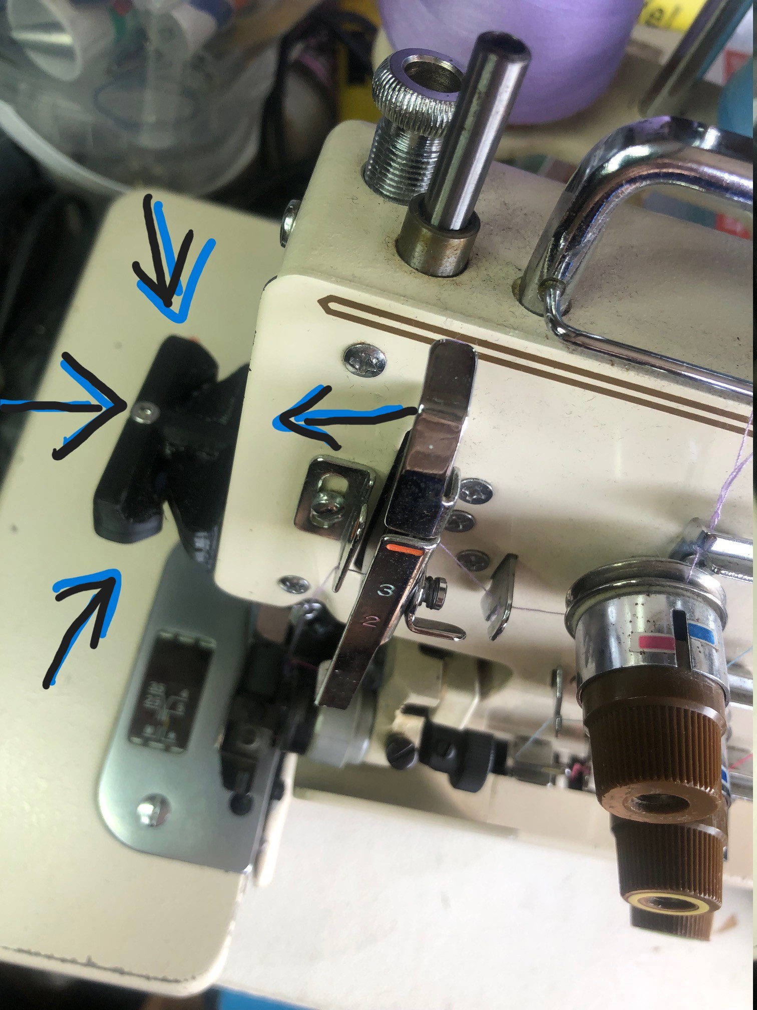 Thread cutter for Sewing Machines by Lammesky | Download free STL model ...
