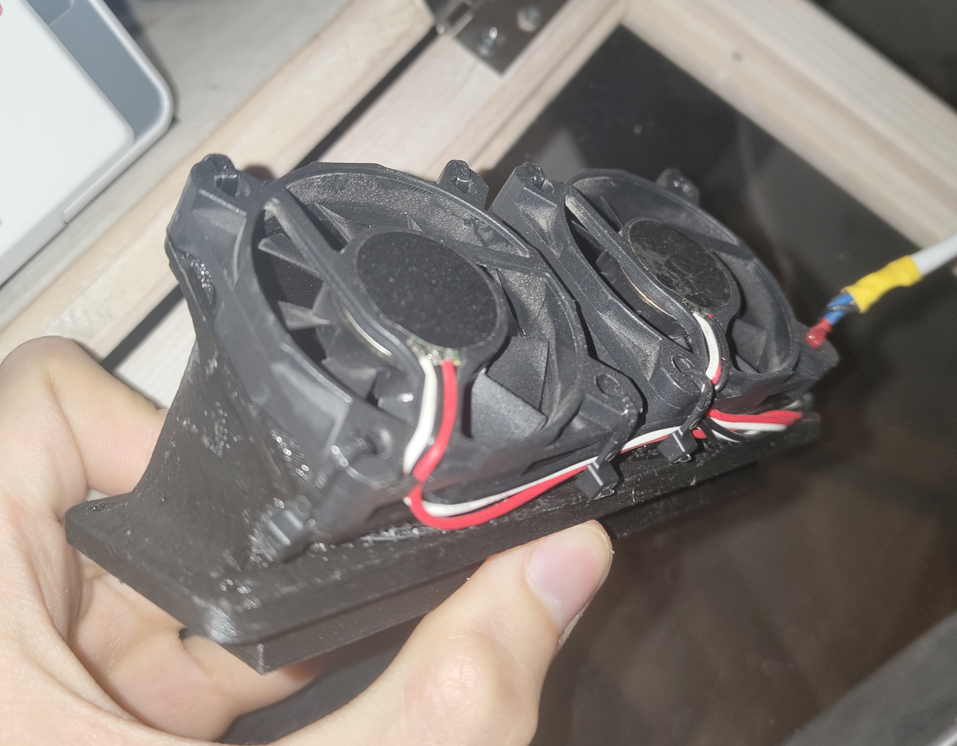 30x110mm opening to dual 50mm fan by Albi27 | Download free STL model ...