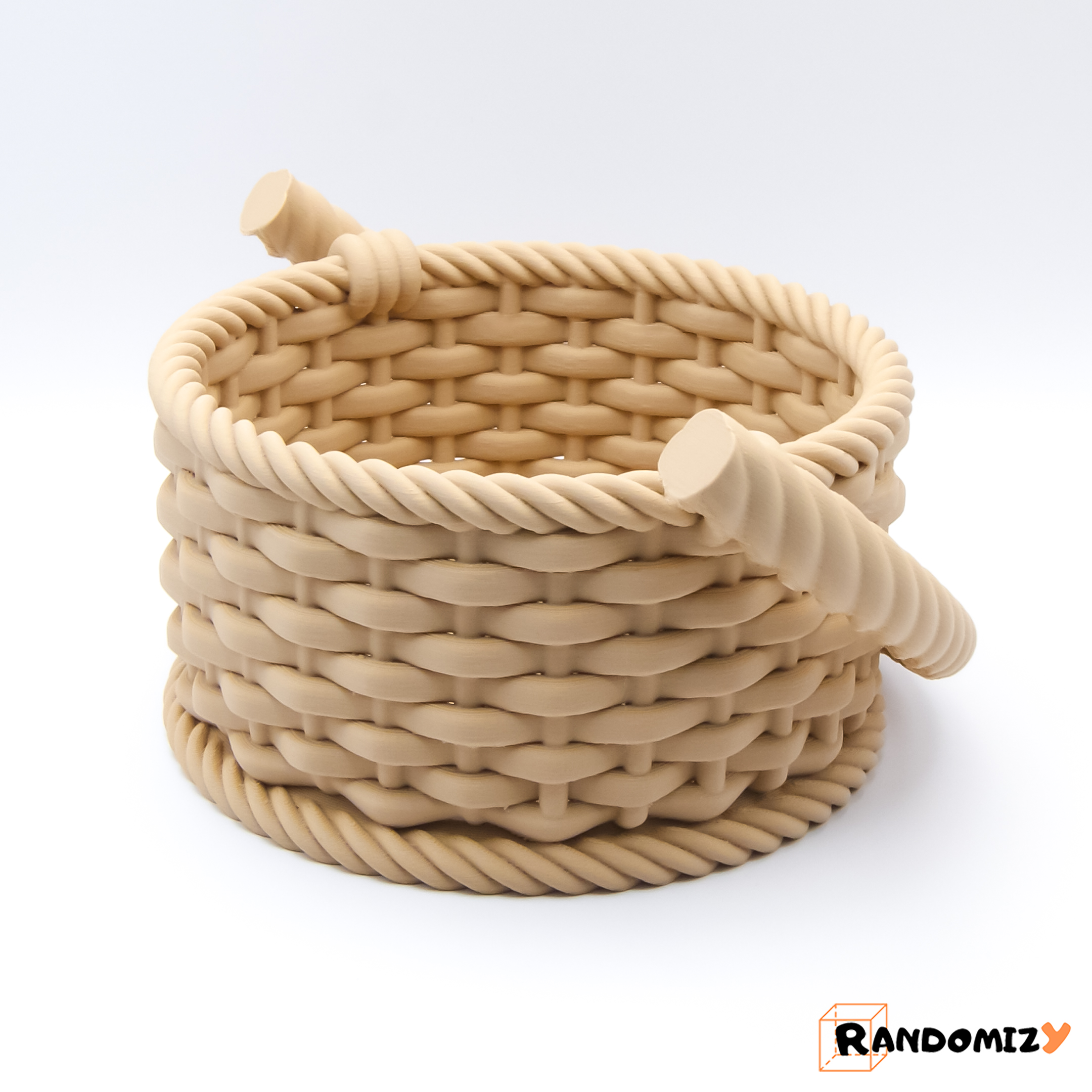 Woven Wicker Basket by Randomizy | Printables Store