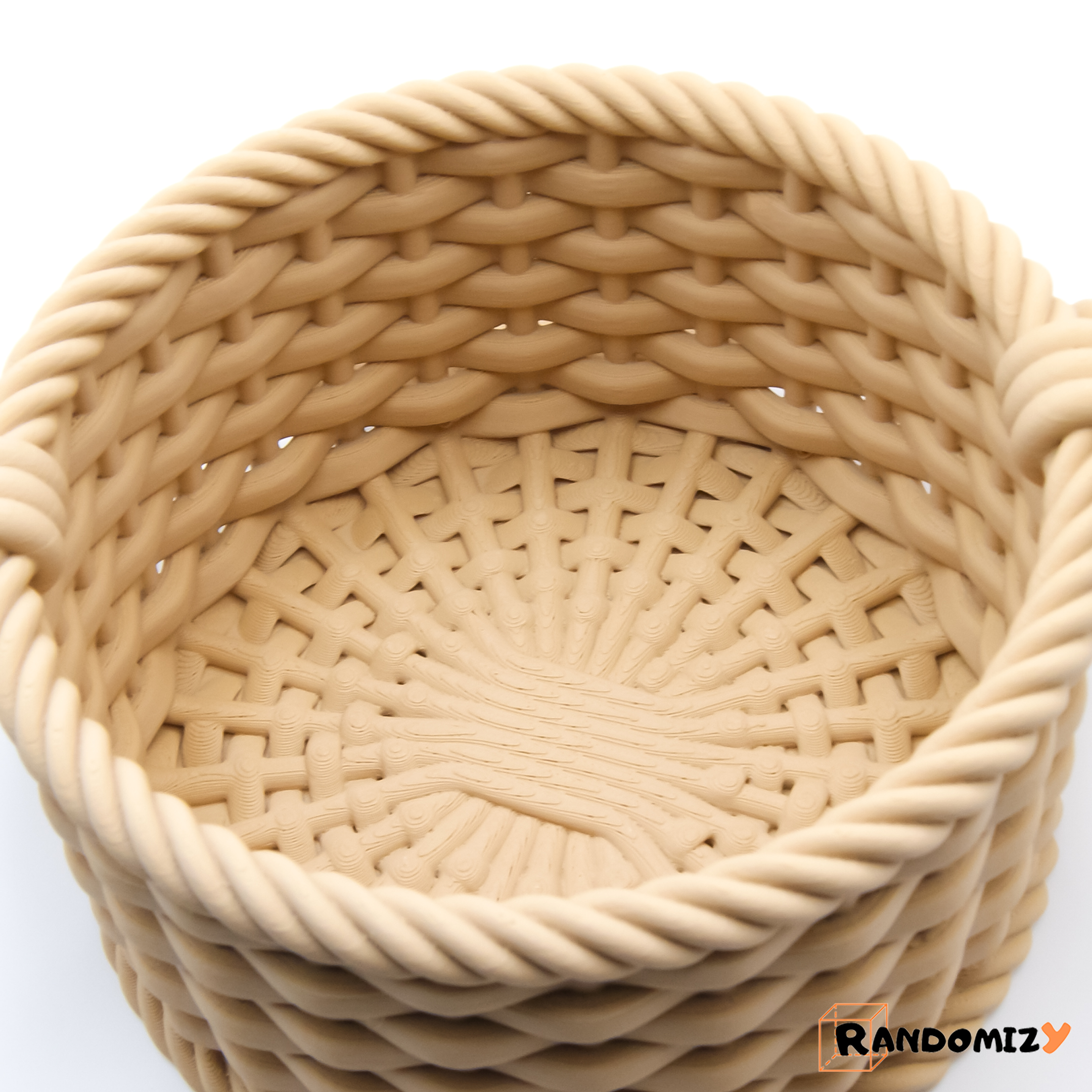 Woven Wicker Basket by Randomizy | Printables Store