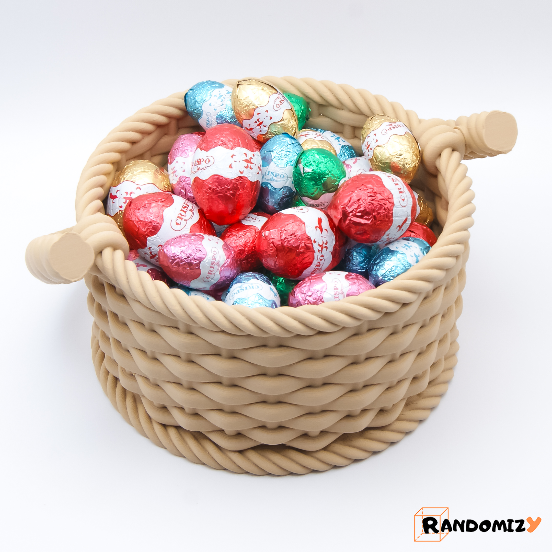 Woven Wicker Basket by Randomizy | Printables Store