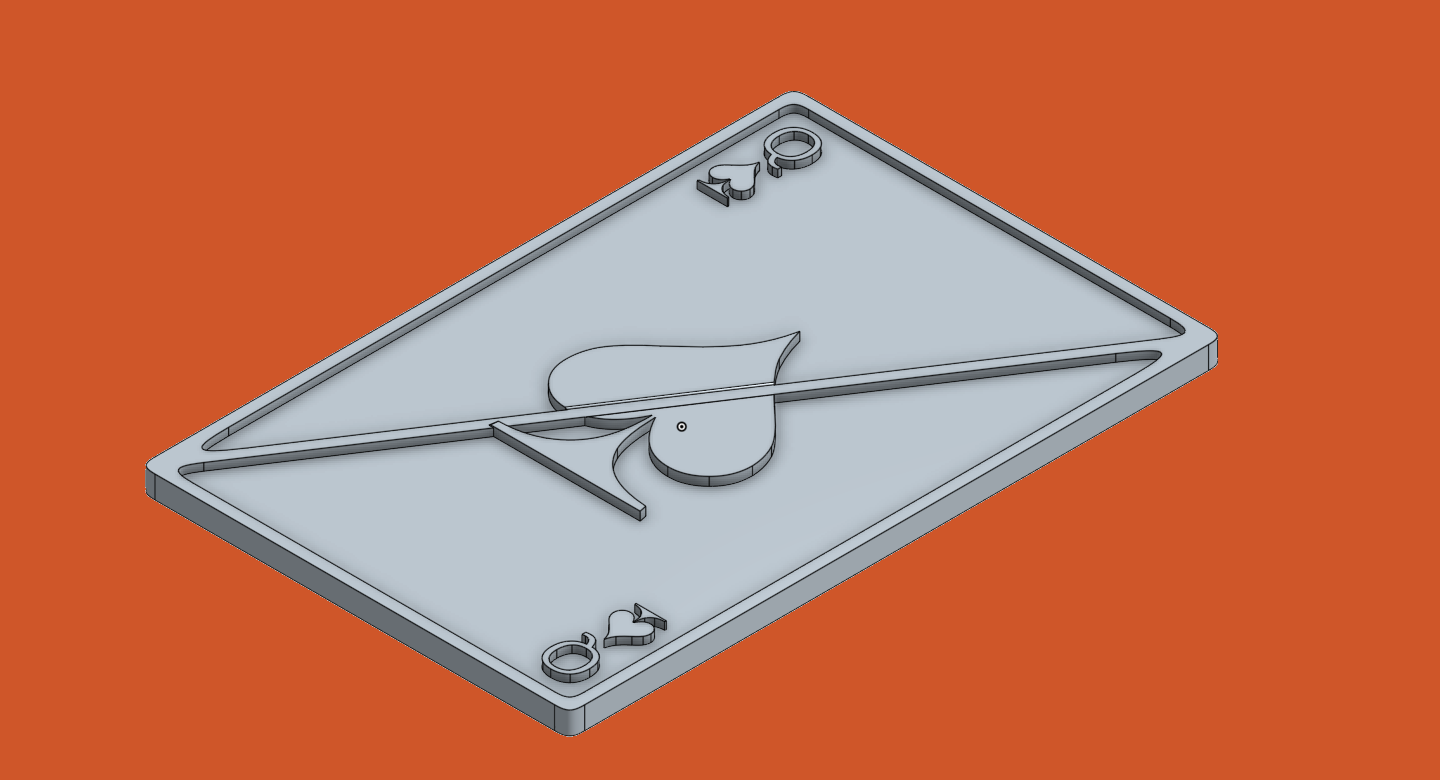 ownMade - PlayCards Spades by Rieva | Download free STL model ...