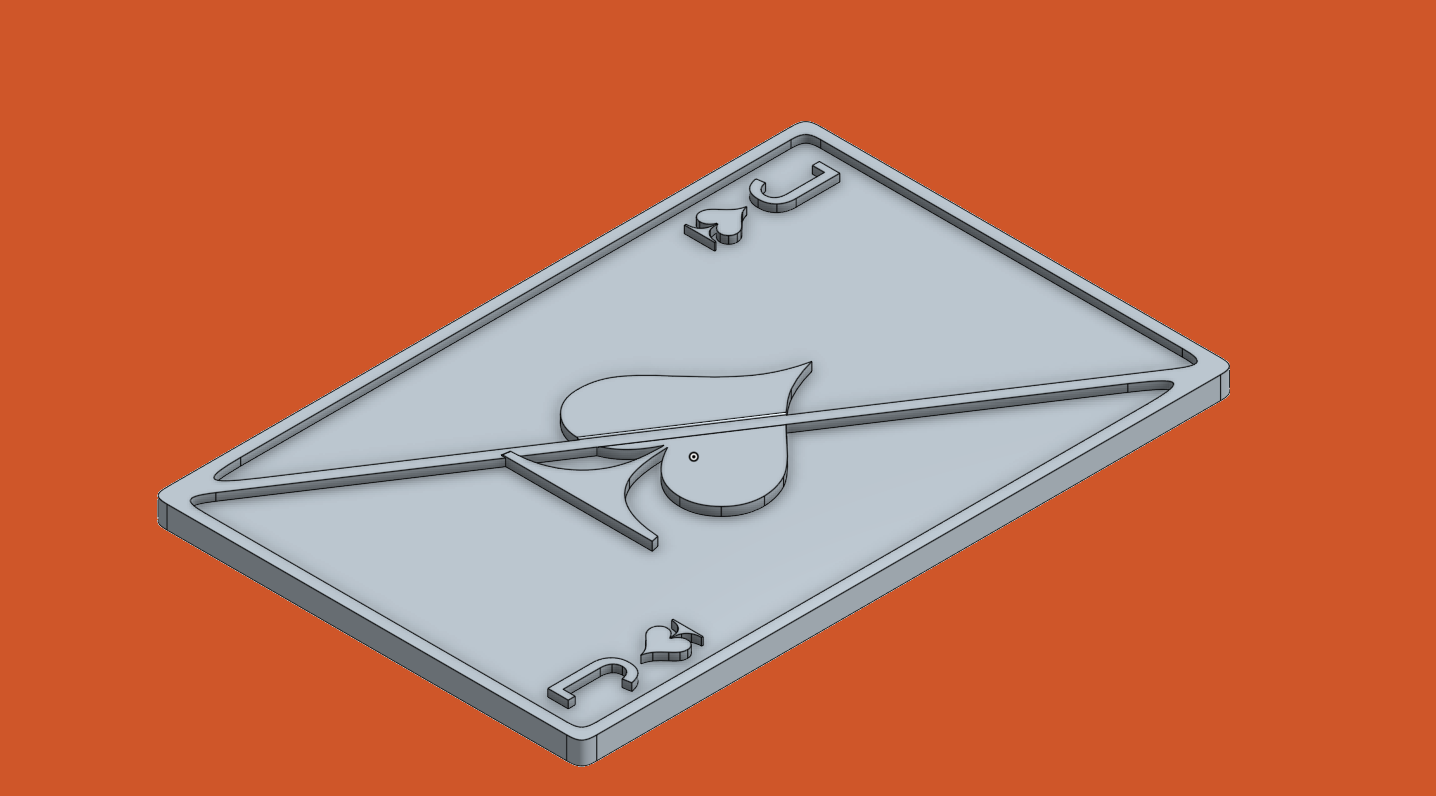 ownMade - PlayCards Spades by Rieva | Download free STL model ...